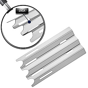 Folocy 14 1/2" Stainless Steel Grill Burners BBQ Gas Grill Replacement Parts for Vermont Castings CF9030, CF9050, VCS5005, VM400, Jenn Air JA460, JA480, JA580, Outdoor Cooking Grill Repair Kit