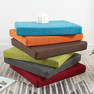 BOMATY Custom 2-3 Seat Replacement Swing Seat Cushion,Outdoor Swing Loveseat Replacement Cover with Zipper, for Garden Patio Furniture Lounger Bench,Porch Bench Seat Cushion