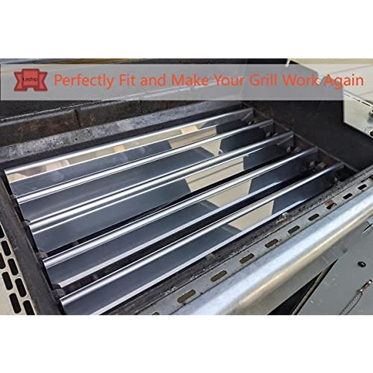 Leship 22.5" Flavorizer Bars Replace for Weber 7536 65903 Spirit 300 Series E310 E320 S310 S320,Spirit 700 Weber 900,Genesis Silver B C Genesis Gold B C Platinum B C Gas Grills