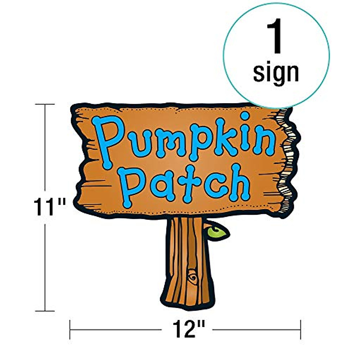 Carson Dellosa 32pc Pumpkin Patch Farmhouse Bulletin Board Set, Scarecrow, Pumpkins, Autumn Leaves Fall Bulletin Board Decorations for Thanksgiving, Halloween, Fall Decor, Wall Decor, Classroom Decor