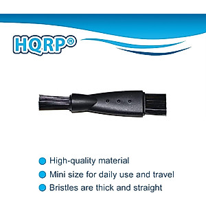 HQRP 3-Pack Cleaning Brush Compatible with Wahl Beard Trimmer 9854-600, Flex Shaver 7367-400, Groomsman 7063, LifeProof 7061-100, 7061-2101, 7061-2201, 7061-2301 Electric Shaver, Trimmer