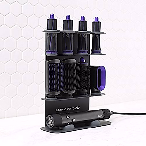 Round Stand or Wall Mounted Holder for Dyson Airwrap Styler (Dark gray)