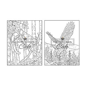 100 Wildlife Scenes: An Adult Coloring Book Featuring 100 Most Beautiful Wildlife Scenes with Animals, Birds and Flowers from Oceans, Jungles, Forests and Savannas
