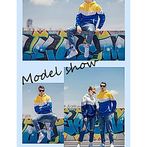 Tebreux Men's/Women's Jogging Tracksuit 2 Piece Athletic Outfit Hoodie Sports Sweatsuit Pullover Suit Sets Green L