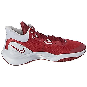 Nike Elevate 3 Men's Basketball Shoes (Team Red/University Red/Wolf Grey, us_Footwear_Size_System, Adult, Men, Numeric, Medium, Numeric_9_Point_5)