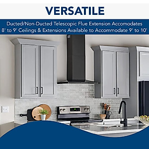 Broan-NuTone BWS1304BLS Range Hood, 30-Inch, Black Stainess Steel