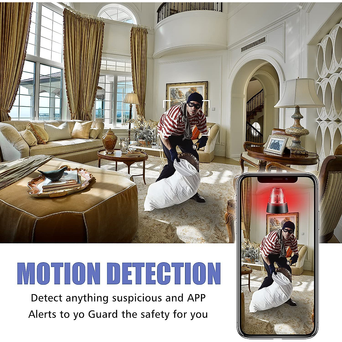 Wireless Camera Mini Hidden WiFi Spy Camera Portable Small Nanny Cam with Night Vision and Motion Detection HD 1080P Cam Surveillance Cameras for Home Security Indoor/Outdoor