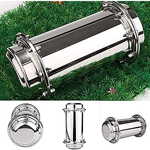 Jonoisax Time Capsule Box Bury Container - Anti-Corrosion Waterproof Stainless Steel Durable Lock Container for Future Graduation Gift,10.2Inch