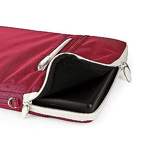 Universal Padded Crossbody Messenger Laptop Tablet Sleeve Bag for 12 inch ASUS ZenBook 13; Acer Chromebook Spin 713; HP Elite Dragonfly