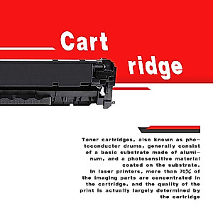 (1C+1Y+1M+2BK) Cartridge 118 Toner Cartridge Replacement for Canon 118 MF8380Cdw MF8350Cdn/Cn/C LBP7200C/Cd/Cn/Cdn LBP7210Cdn LBP7600C LBP7660Cdn Printer Toner.