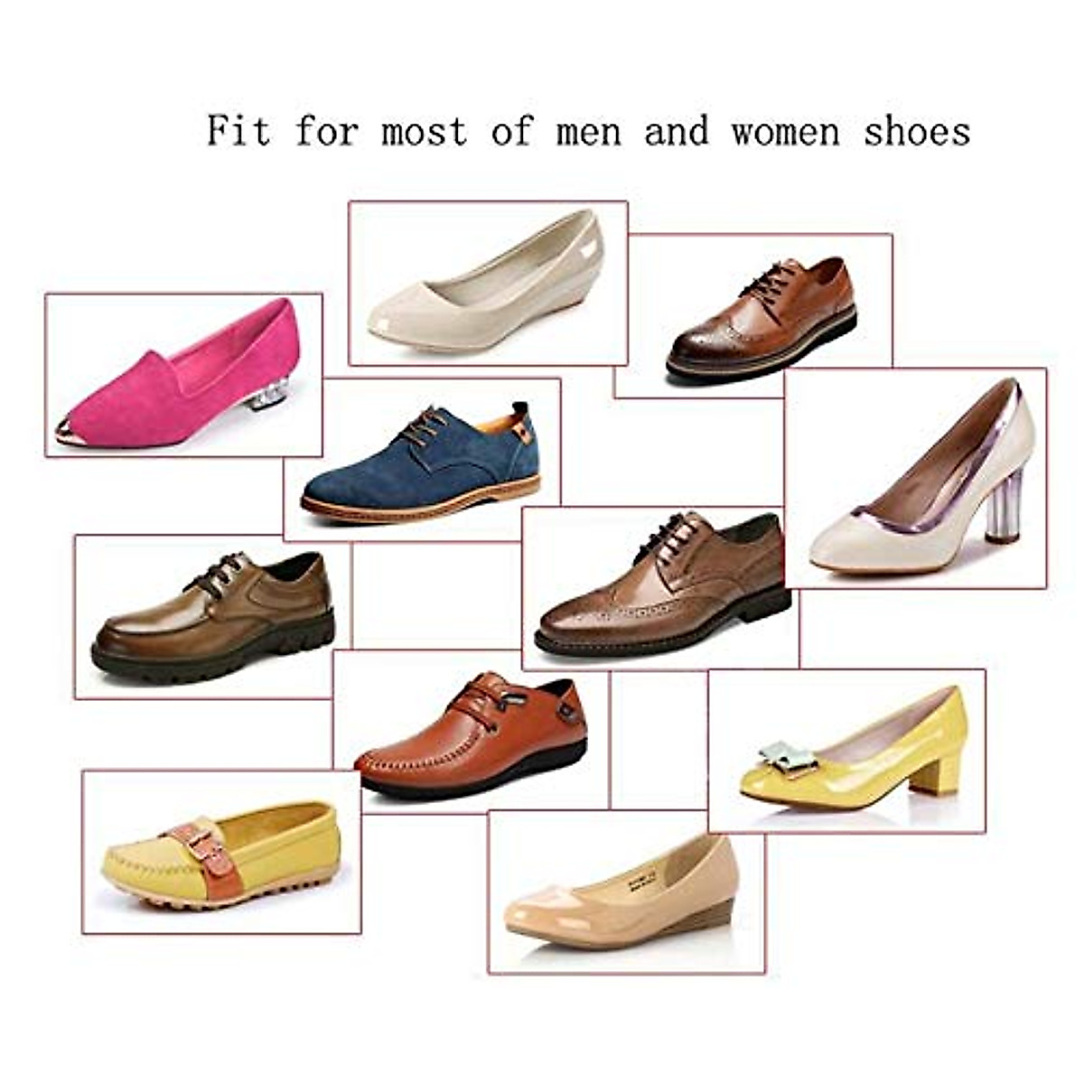 2Pairs Transparent Plastic Professional Practical Shoe Tree Stretcher Shaper Adjustable Length Shoes Boot Holder Organizer Automatic Shoe Inserts Support to Keep Shoes In Pristine Conditions(27cm)