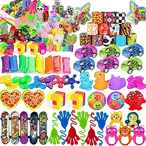 52 Pcs Party Favors for Kids 4-8, Birthday Gift Toys, Goodie Bag Stuffers, Treasure Box Carnival Prizes, Gifts Classroom, Pinata Bags Filler Boys and Girls 8-12