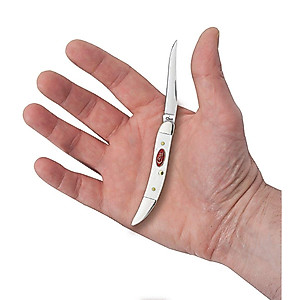 Personalized Case SparXX White Synthetic Standard Jig Small Texas Toothpick with Free Laser Engraving