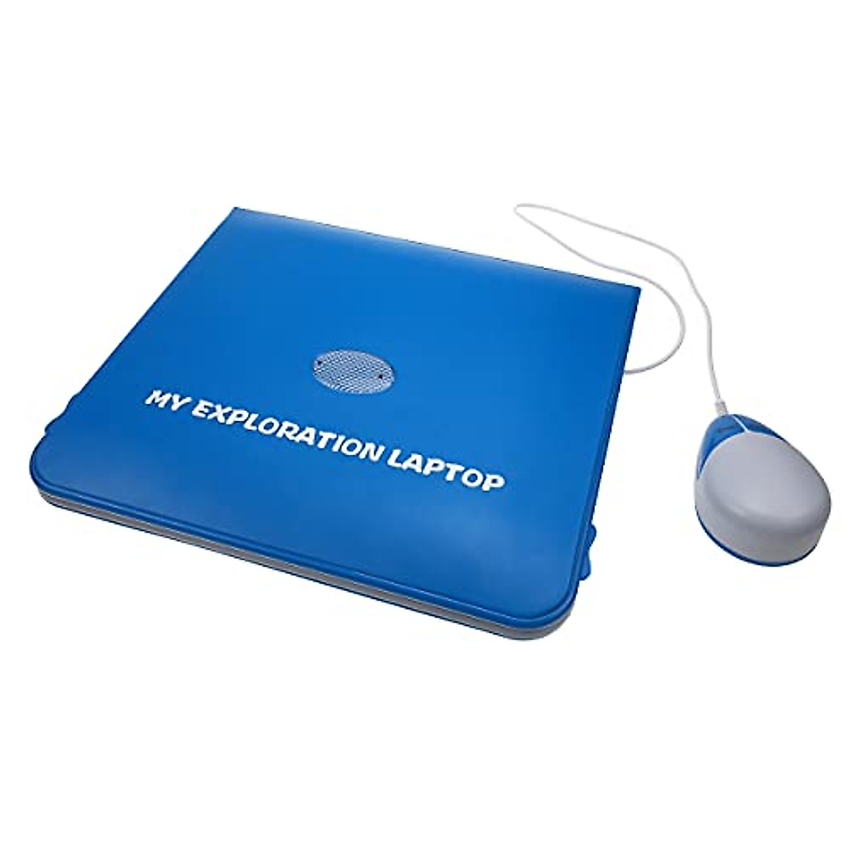Tech Kidz My Exploration Toy Laptop Educational Learning Computer, 80 Challenging Learning Games and Activities, LCD Screen, Keyboard and Mouse Included (Blue), Ages 5+