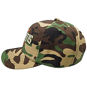 Trade Winds Ron Desantis for President 2024 USA Map Woodland Camouflage Camo Adjustable Embroidered Cotton Polyester Blend Hat Cap