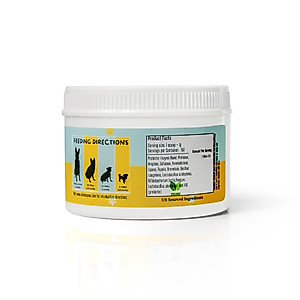 Sixteen Pawz Probiotics, Prebiotics, & Digestive Enzymes for Dogs| Limited Ingredients| Digestive Support |Allergy Relief |Immune Support| Reduces Inflammation| Diarrhea & Gas Relief (150g), White