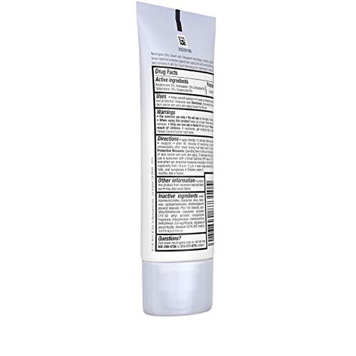 Neutrogena Ultra Sheer Dry-Touch Water Resistant and Non-Greasy Sunscreen Lotion with Broad Spectrum SPF 100+, 3 fl. oz