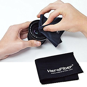 HeroFiber SanDisk 64GB Ultra Class 10 SDXC UHS-I Memory Card + Card Reader for Canon EOS Rebel T7i T7 T6i T6S T6 T5i T5 T3i SL3 SL2 SL1 EOS 90D 80D 77D 70D 60D M50 RP M6 Mark II M200 DSLR Cameras, White (111)