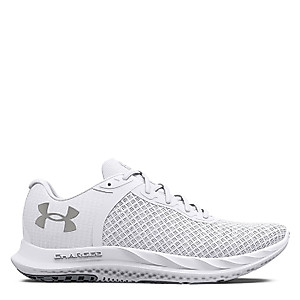 Under Armour Women's Charged Breeze, (100) White/White/Metallic Silver, 8, US
