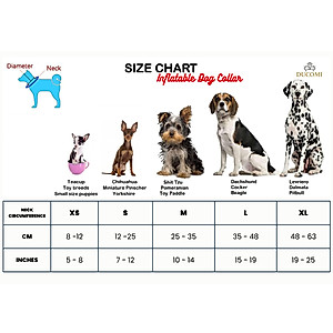 Inflatable Dog Cone Collar – Soft, Comfortable & Adjustable for Small Medium Large Dogs & Cats, Anti-Lick Recovery Donut E-Collar for After Surgery (Pink Donut, XS)