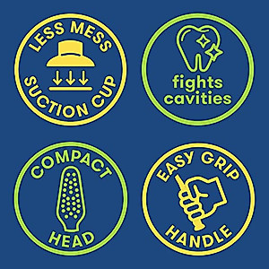 Firefly Ready Go Light Up Timer Toothbrush, L.O.L. Surprise!, Premium Soft Bristles, 1 Minute Timer, Less Mess Suction Cup, Battery Included, Easy Storage, Dentist Recommended, Ages 3+, 1 Pack