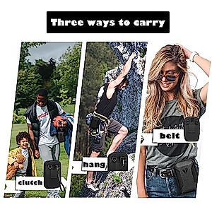 OZUKO Travel Sling Bag for Men Women，Large Capacity Waterproof Crossbody Chest Bag and Mini Sling Phone Bag