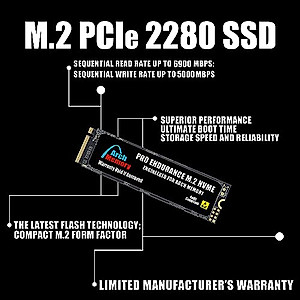 Arch Memory Replacement for Dell SNP112P/512G AA618641 512GB M.2 2280 PCIe (4.0 x4) NVMe Solid State Drive for Precision Workstation 3240