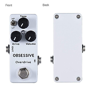 Moskyaudio Mini Obsessive Overdrive Effect Pedal with True Bypass Switch