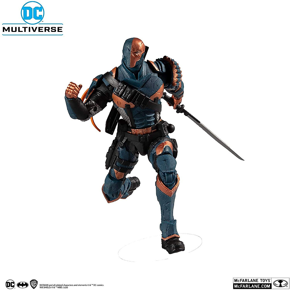 McFarlane Toys DC Multiverse Deathstroke: Batman: Arkham Origins 7-inch Action Figure, Multicolor (15342-2)
