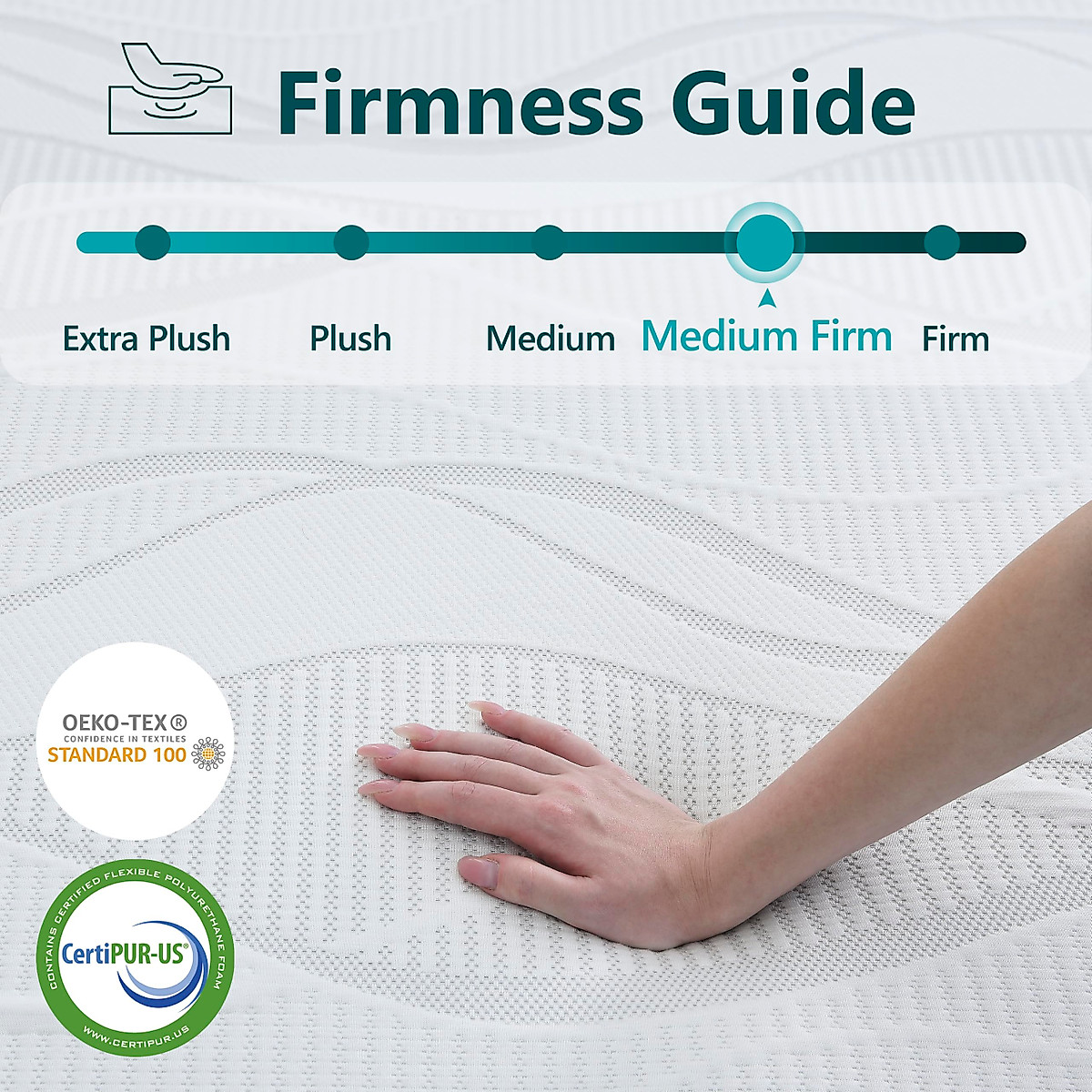 Rest Only Full Mattress for Pressure Relief, 12 Inches Cooling Gel Memory Foam Hybrid Mattress, Full Mattress in a Box with Individual Pocket Spring for Motion Isolation, Medium Firm