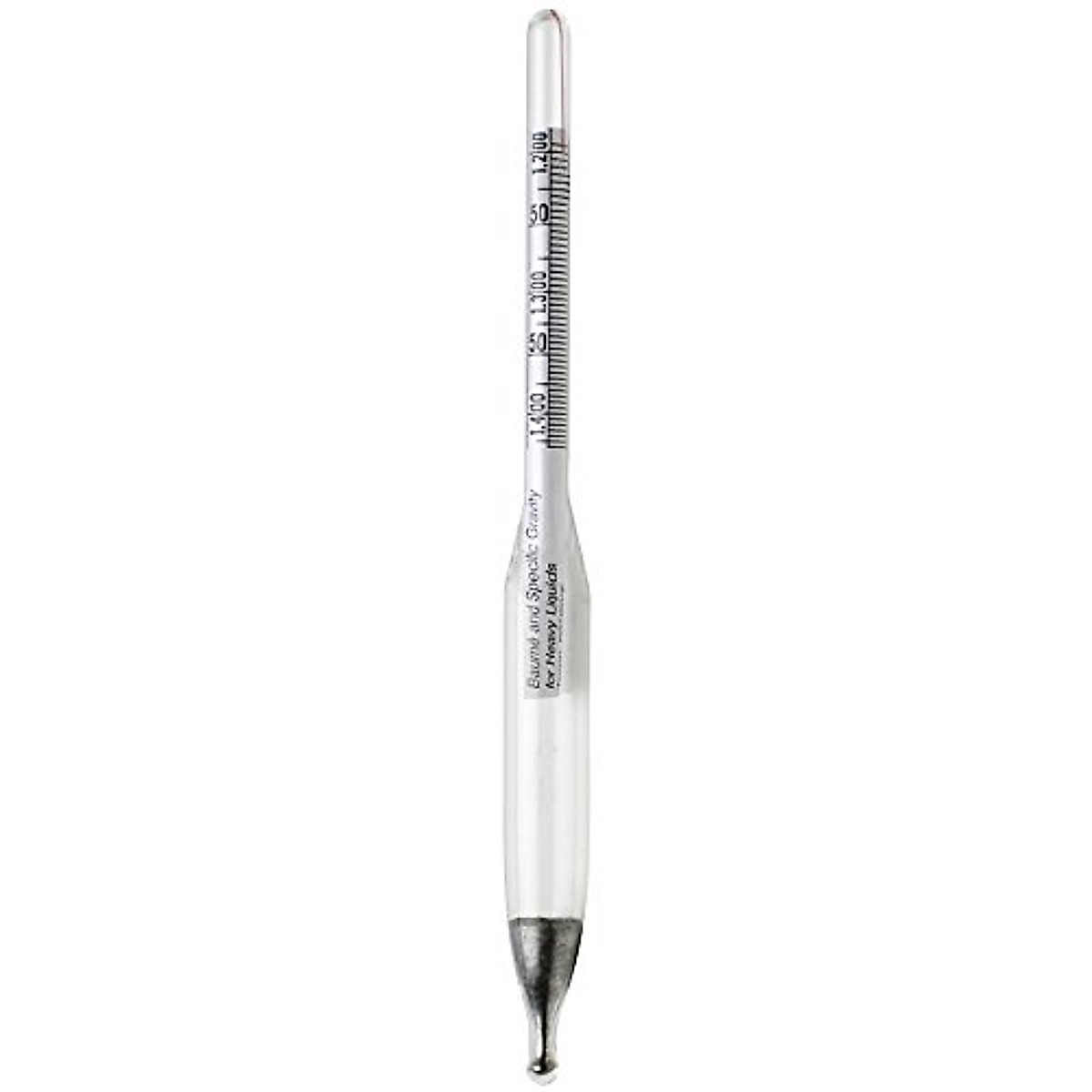 SP Bel-Art, H-B DURAC 1.000/1.225 Specific Gravity and 0/25 Degree Baume Dual Scale Hydrometer for Liquids Heavier Than Water (B61806-0800)