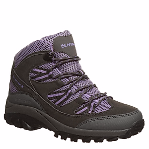 BEARPAW Women's Tallac Wide Charcoal Size 8 | Women's Bootie | Women's Hiker Boot | Comfortable Hiking Boot