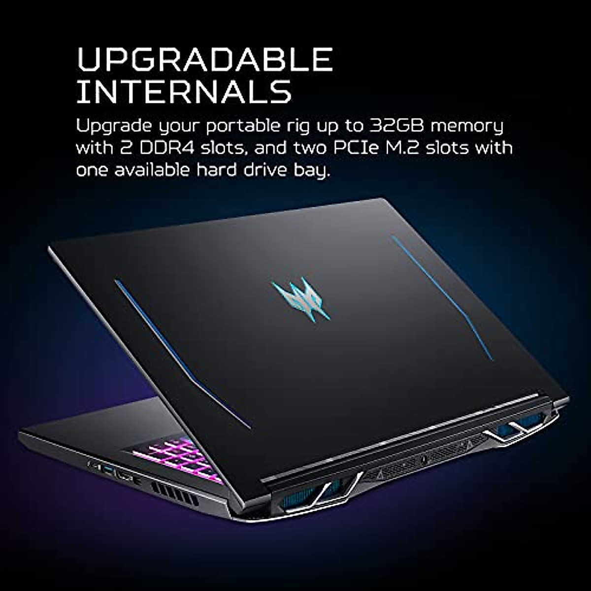 Acer Predator Helios 300 PH317-55-77S4 Gaming Laptop | Intel i7-11800H | NVIDIA GeForce RTX 3070 Laptop GPU | 17.3" QHD 165Hz 3ms IPS Display | 16GB DDR4 | 1TB SSD | Killer WiFi 6 | RGB Keyboard