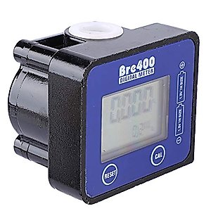 1/2? Flow Meter Impact Resistance LCD Display Flow Meter Fuel Flow Meter Humidity Resistance for Pharmaceutical for for Transportation