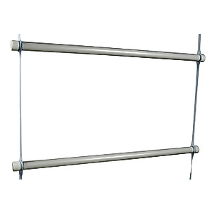 SSWBasics White PVC Tubular Ladder Mannequin - Great for Displaying Housewares, Bedding and Clothing