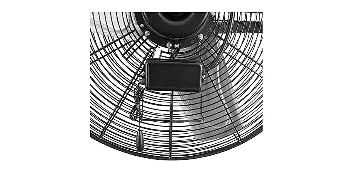 OEMTOOLS 24" Heavy Duty Wall Fan - 7000 CFM Cooling Power