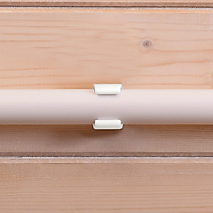 3/4 Inch PEX Clips Pipe Clamps Plastic Clamps 20 mm U Hook PEX Clamps Water Pipe Supports Plastic Socket to Fix Corresponding Pipes (50 Pieces)