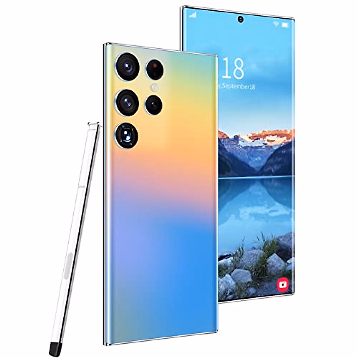 Unlocked Smartphones, Android Smart Phone HD Full Screen Phone, Dual SIM Unlocked Cell Phone, 6.5-inch Touch Screen Mobile Cell Phone, 2800mAh Battery, 2+16G RAM, 2MP+8MP (Blue)