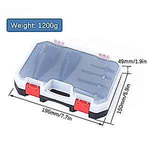 Babody 6pcs Removable Firewood Log Splitter Drill Bit,Firewood Log Splitter,Wood Splitter Drill Bits,Heavy Duty Drill Screw Cone Driver Fire Wood Log Splitter for Hand Drill Stick