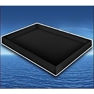 Premium Stand Up Liner Black for Hardside Waterbed Mattress Size: Super Single