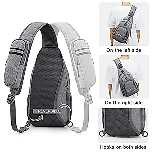 G4Free RFID Sling Bag Crossbody Backpack Small Chest Shoulder Bag Hiking Outdoor