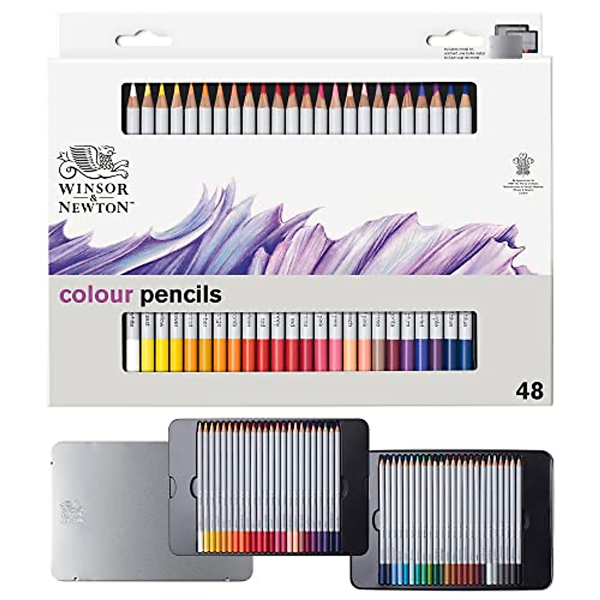Winsor & Newton Studio Collection Artist Pencils, Color Pencils, Set of 48