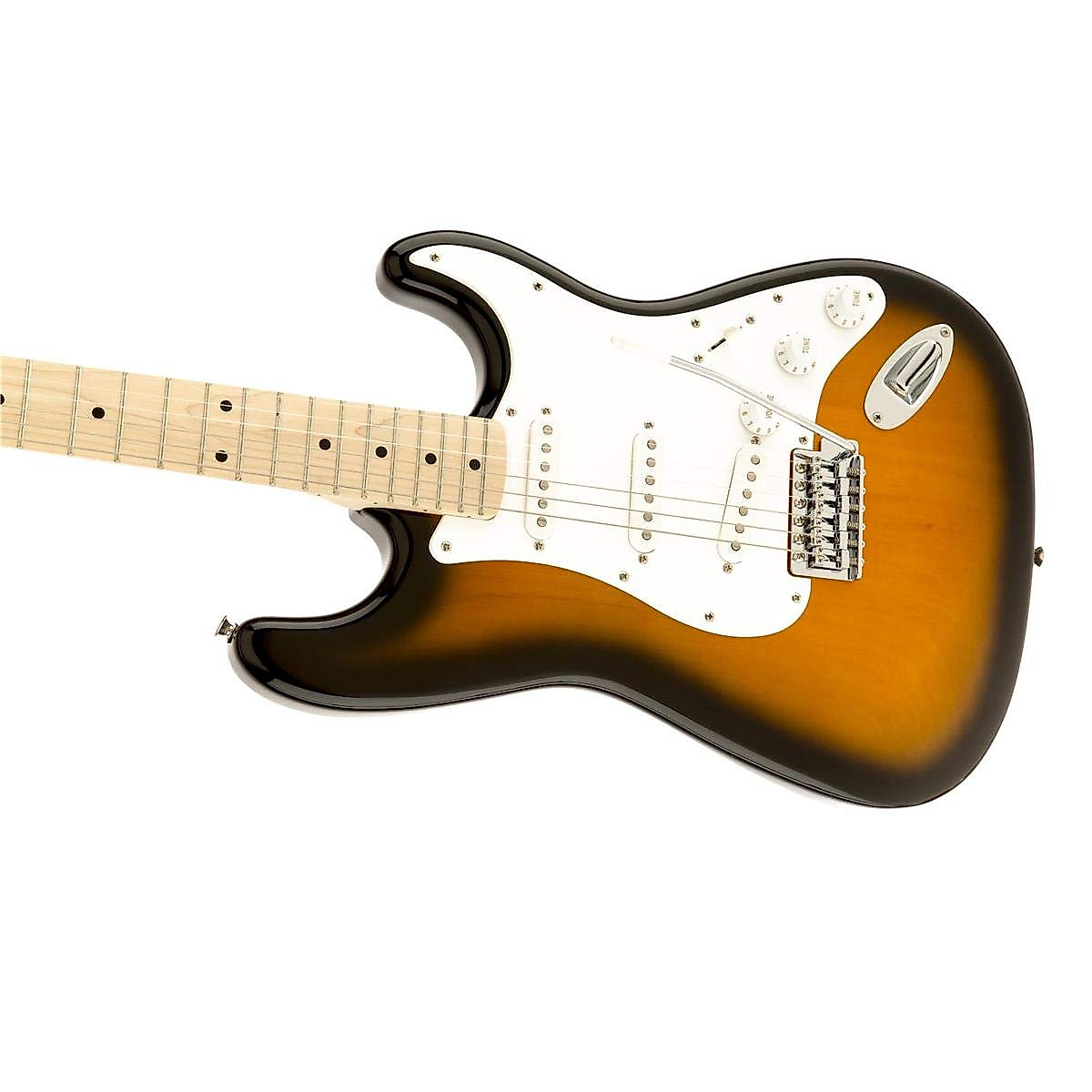 Squier by Fender Affinity Stratocaster Beginner Electric Guitar - Maple Fingerboard, 2-Color Sunburst