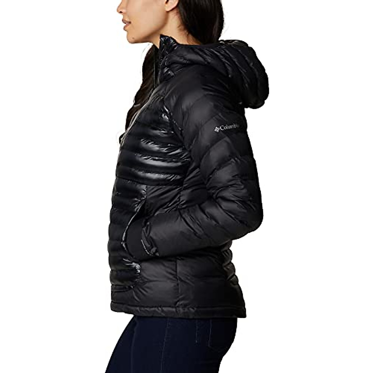 Columbia Women's Labyrinth Loop Hooded Jacket, Black, Medium