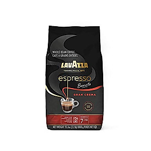 Lavazza Espresso Barista Gran Crema Whole Bean Coffee Blend, Medium Espresso Roast, Oz Bag (Packaging May Vary) - 2.2 LB, 35.2 Ounce