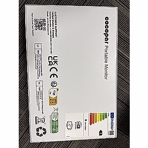 cocopar Portable Monitor 4K - 17.3 Inch UHD FreeSync HDR IPS 130% sRGB 3840x2160 Lightweight Eye Care Computer Display with Type-C Mini DP HDMI for Xbox PS4/5 Switch Laptop PC Mac, with Smart Case