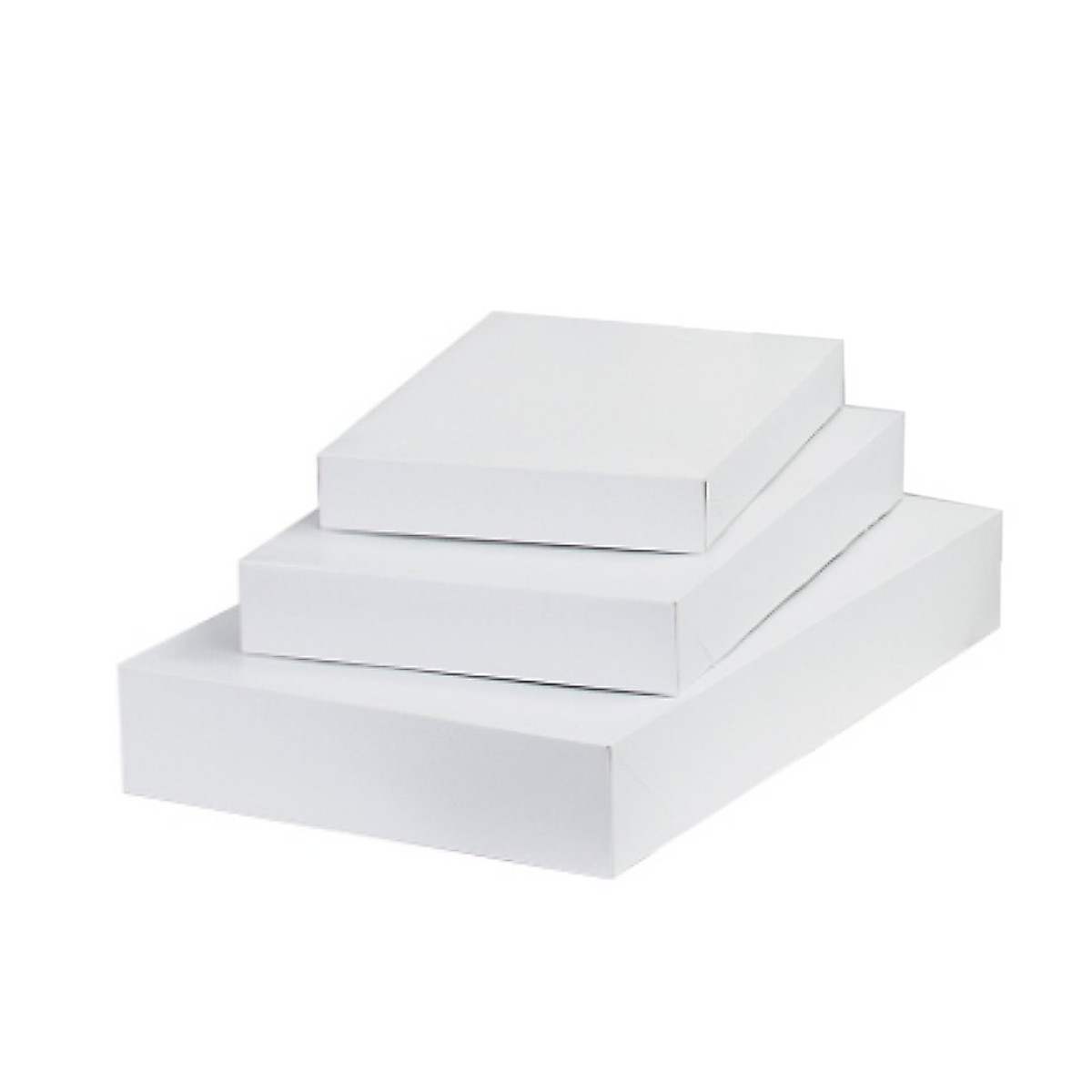 All Day Gifts 10 Pack White Gift Wrap Boxes with Lids - Assorted Multi-pack