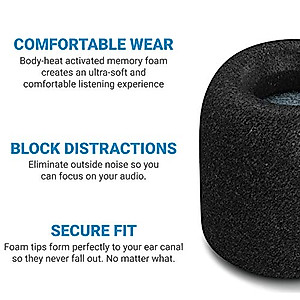 Comply Sport Pro SmartCore Earbud Tips for Skullcandy Wired Earphones (Large, 3 Pairs)