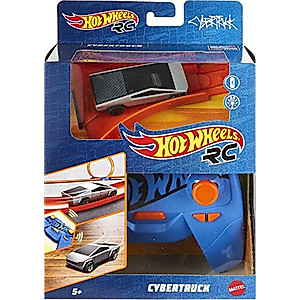 Hot Wheels RC 1:64 Scale Rechargeable Radio-Controlled Racing Cars for On- Or Off-Track Play, Includes Car, Controller & Adapter for Kids 5 Years Old & Up