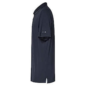 Oakley Mens Divisional Uv Ii Polo Shirt, Blackout, Large US